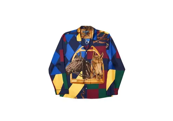 PALACE Ralph Lauren Pyjama Top - Engineered Equestrian Print