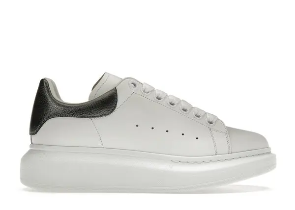 Alexander McQueen Oversized Sneakers - White/metallic