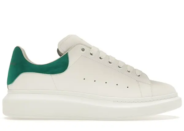 Alexander McQueen Oversized Sneakers - White/teal