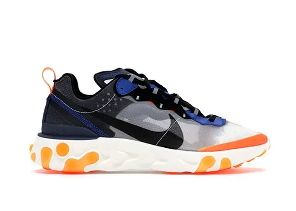 Nike React Element 87 Sneakers - Wolf Grey/black/thunder Blue