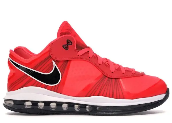Nike Lebron V/2 Low Sneakers - Solar Red/black