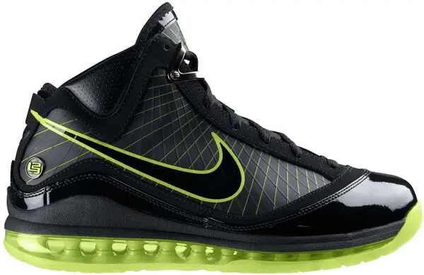 Nike Lebron 7 Dunkman Sneakers - Black/electric Green