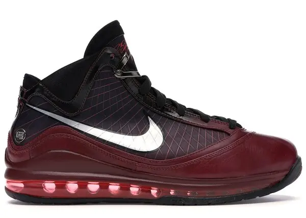 Nike Lebron 7 Christmas Sneakers - Team Red/metallic Silver/black