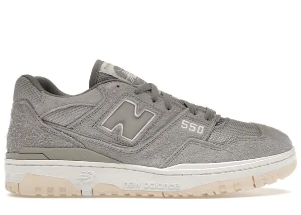 NEW BALANCE 550 Suede Sneakers - Slate Grey/concrete/macadamia Nut
