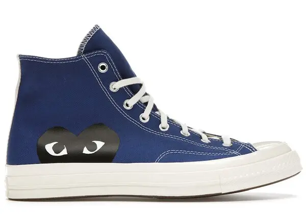 CONVERSE Chuck Taylor All Star 70 Hi Comme Des Garcons Play Sneakers - Blue Quartz/egret/black