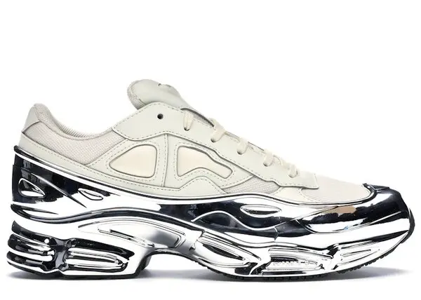 Adidas Ozweego Raf Simons Sneakers - Cream White/silver Metallic