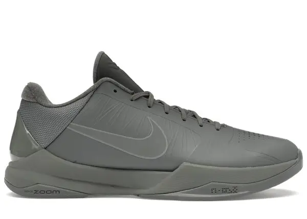 Nike Kobe 5 Basketball Sneakers - Tumbled Grey