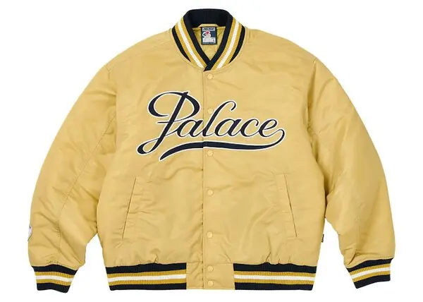 PALACE Satin The Arena Jacket - Gold