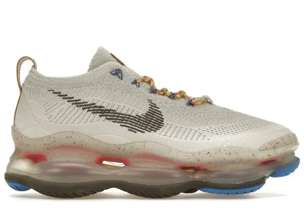 Nike Air Max Scorpion Fk Hiking Sneakers - Sail/blue/red