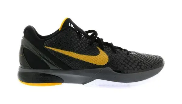 Nike Kobe 6 Sneakers - Black/del Sol/dark Grey