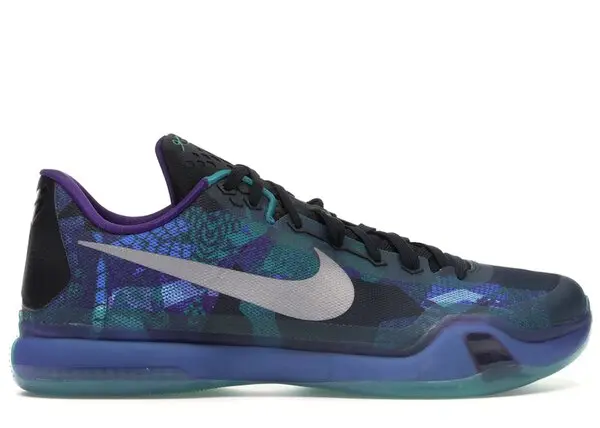 Nike Kobe Peach Jam Sneakers - Emerald Glow/reflect Silver/court Purple