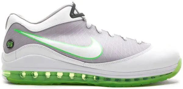 Nike Lebron Low Sneakers - Medium Grey/white/elctric Green