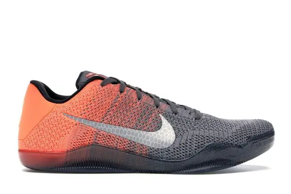 Nike Kobe Elite Low Athletic Shoes - Dark Grey/volt/bright Mango