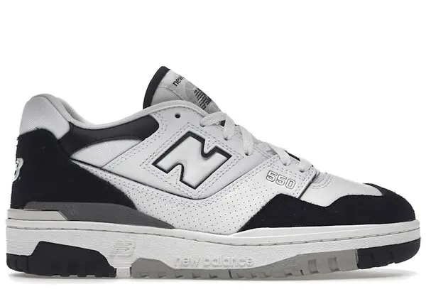 NEW BALANCE 550 Sneakers - White/black/rain Cloud