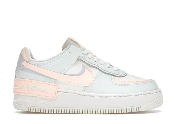 Nike Force 1 Low Shadow Sneakers - Sail/barely Green/crimson Tint