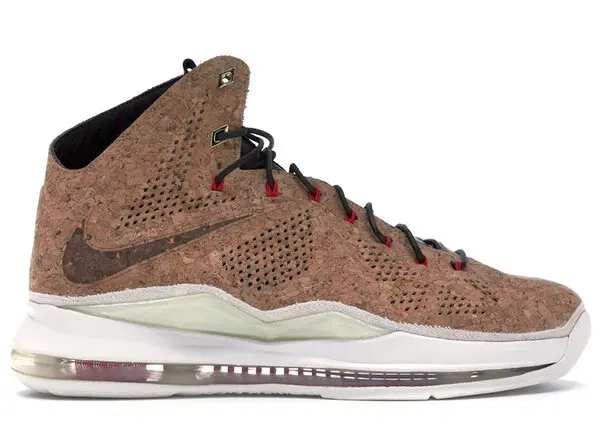 Nike Lebron X Ext Cork Sneakers - Classic Brown/university