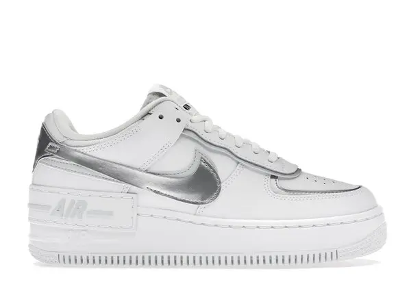 Nike Air Force 1 Low Shadow - White/metallic Silver/pure Platinum