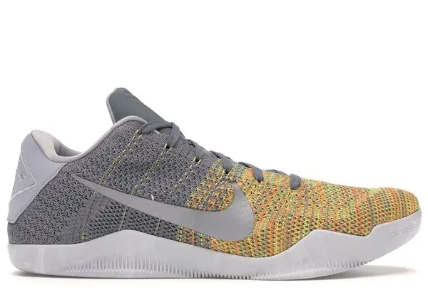 Nike Kobe Elite Low Master Of Innovation Sneakers - Cool Grey/voltage Green/yellow Strike