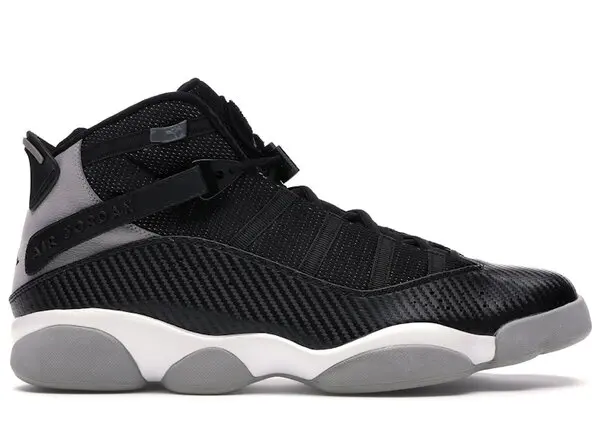 JORDAN 6 Rings Carbon Fiber - Black/medium Grey/white