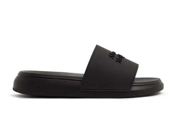Alexander McQueen Pool Slide - Black