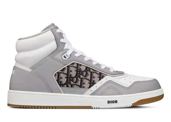 Dior B27 High-top Sneaker - Gray/white/beige