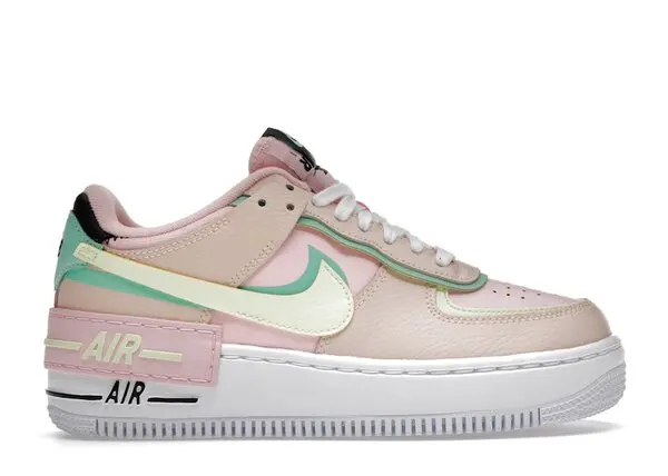 Nike Air Force 1 Low Shadow Sneakers - Arctic Punch/barely Volt/crimson Tint