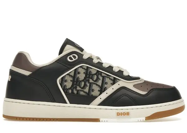Dior B27 Low Top Sneakers - Deep Blue/plum Smooth Calfskin/beige