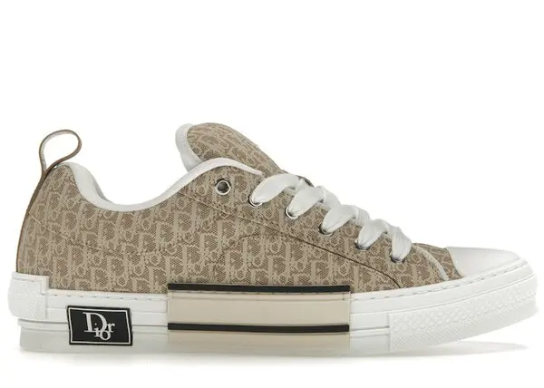 Dior B23 Skater Low-top Sneakers - Beige/white