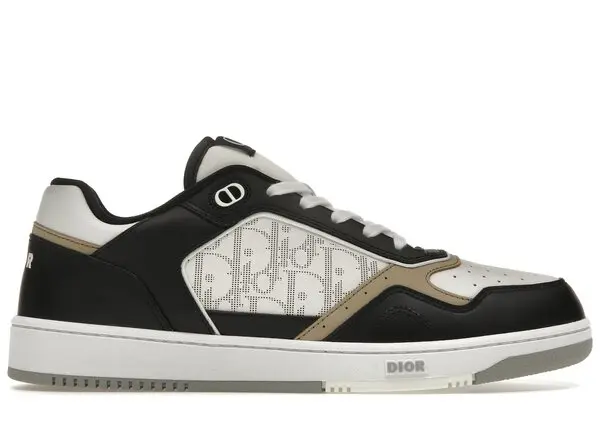 Dior B27 Low Oblique Galaxy Sneakers - Black/white/beige