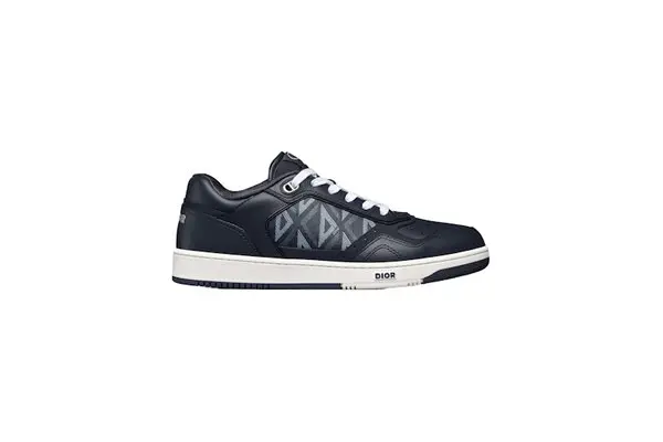 Dior B27 Low Cd Diamondin Sneakers - Navy Blue/white