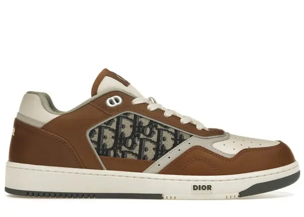 Dior B27 Low Top Sneakers - Brown/cream/beige