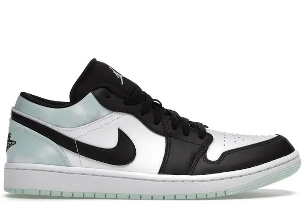 JORDAN 1 Low Tie-dye Sneakers - Black/blue