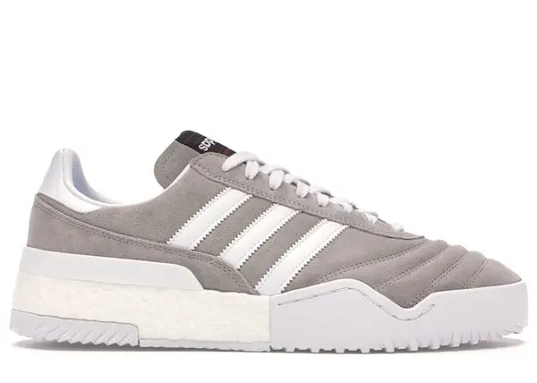 Adidas Aw Bball Soccer Alexander Wang Sneakers - Clear Granite/core White