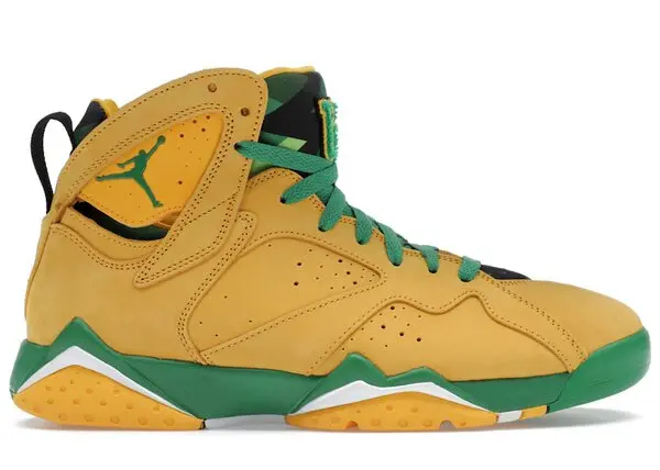 JORDAN 7 Retro Oregon Ducks Pe - Yellow Strike/green Apple/black