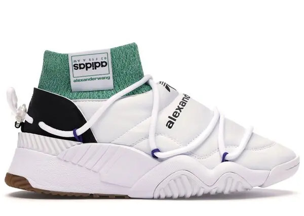 Adidas Aw Puff Trainer Alexander Wang - Cloud White/core Black/prime Ink Blue