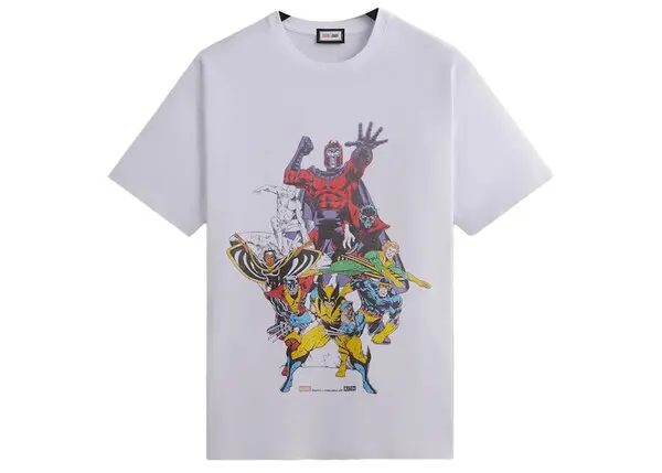 Kith X Marvel Xmen Retro Comic Vintage Tee Shirt - White Ph