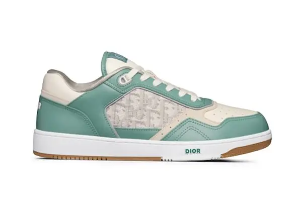 Dior B27 Low Top Sneakers - Turquoise/cream/white