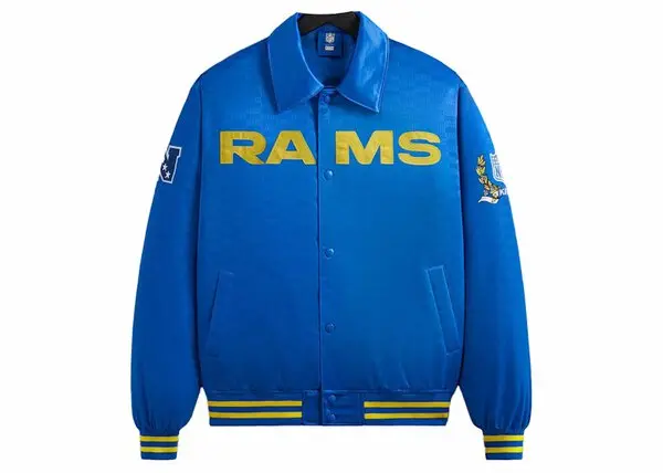 Kith Nfl Rams Satin Bomber Jacket