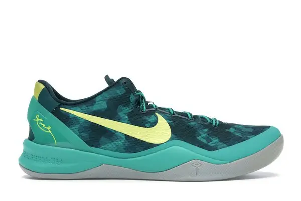 Nike Kobe 8+ Supernatural Sneakers - Dark Atomic Teal/electric Yellow