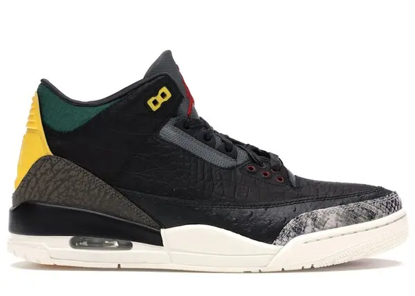 JORDAN 3 Retro Se Animal Instinct 2.0 Sneakers - Black/dark Mocha/rope
