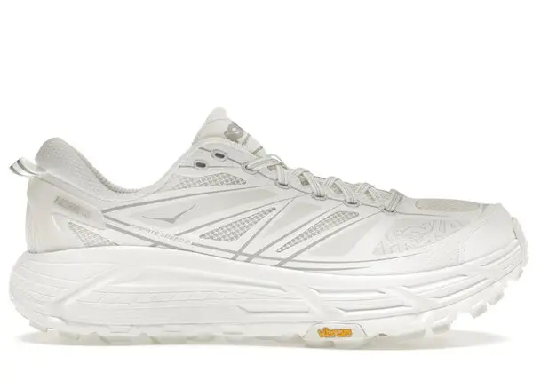 Hoka One One Mafate Speed 2 Athletic Sneakers - White/lunar Rock