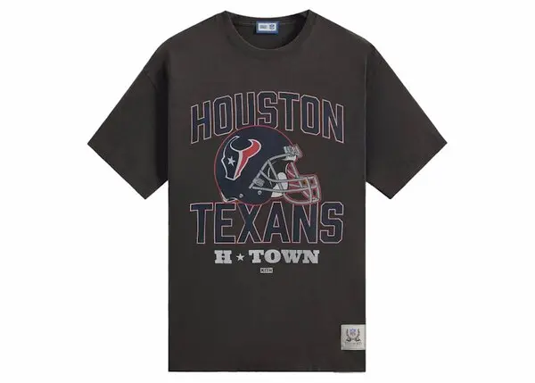 Kith X Nfl Texans Vintage Tee Shirt - Black