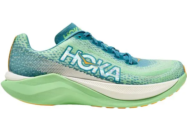 Hoka One One Mach Xin Athletic Shoes - Ocean Mist/lime