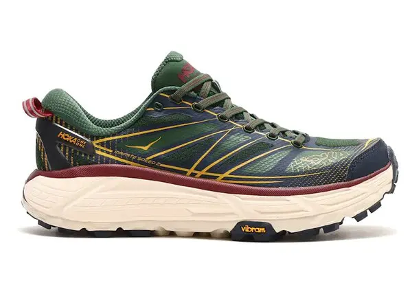 Hoka One One Mafate Speed 2 - Darg Green/maroon/yellow