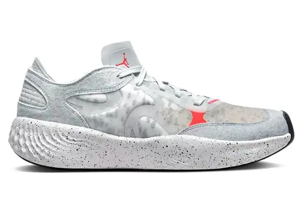 JORDAN Delta 3 Low Sneakers - Pure Platinum/black/infra Red 23