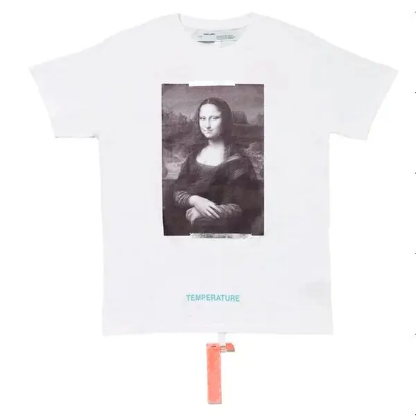VIRGIL ABLOH Mca Figures Of Speech Off Mona Lisa Tee Shirt