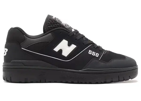 NEW BALANCE 550 Atmos Back Sneakers - Black/white