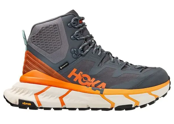 Hoka One One Tennine Hike Gore-tex Boots - Castlerock/persimmon Orange