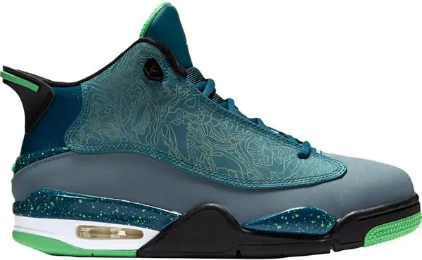 JORDAN Dub Zero Sneakers - Teal/light Green Spark/blue Graphite