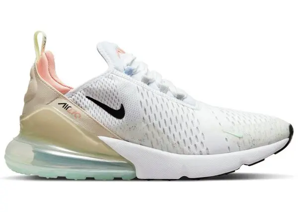 Nike Air Max 270 Sneakers - White/sanddrift/pure Platinum